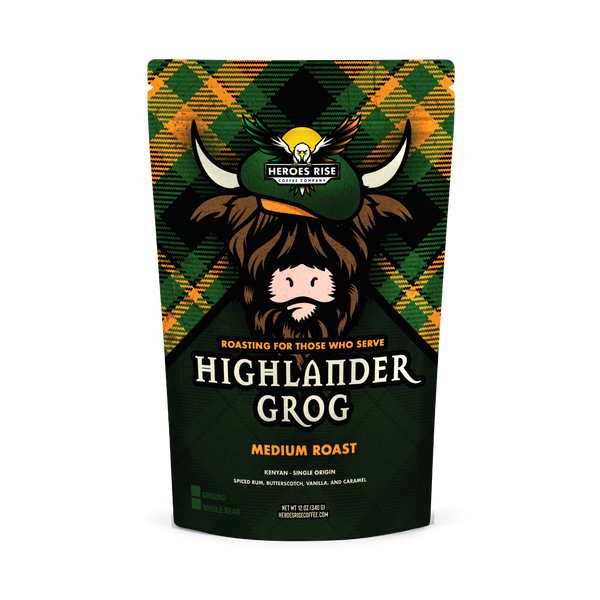 Highlander Grog Coffee – Heroes Rise Coffee Company